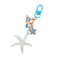 Creative Keychain Starfishes Keyring Chain Bag Charm Handbag Pendant ...