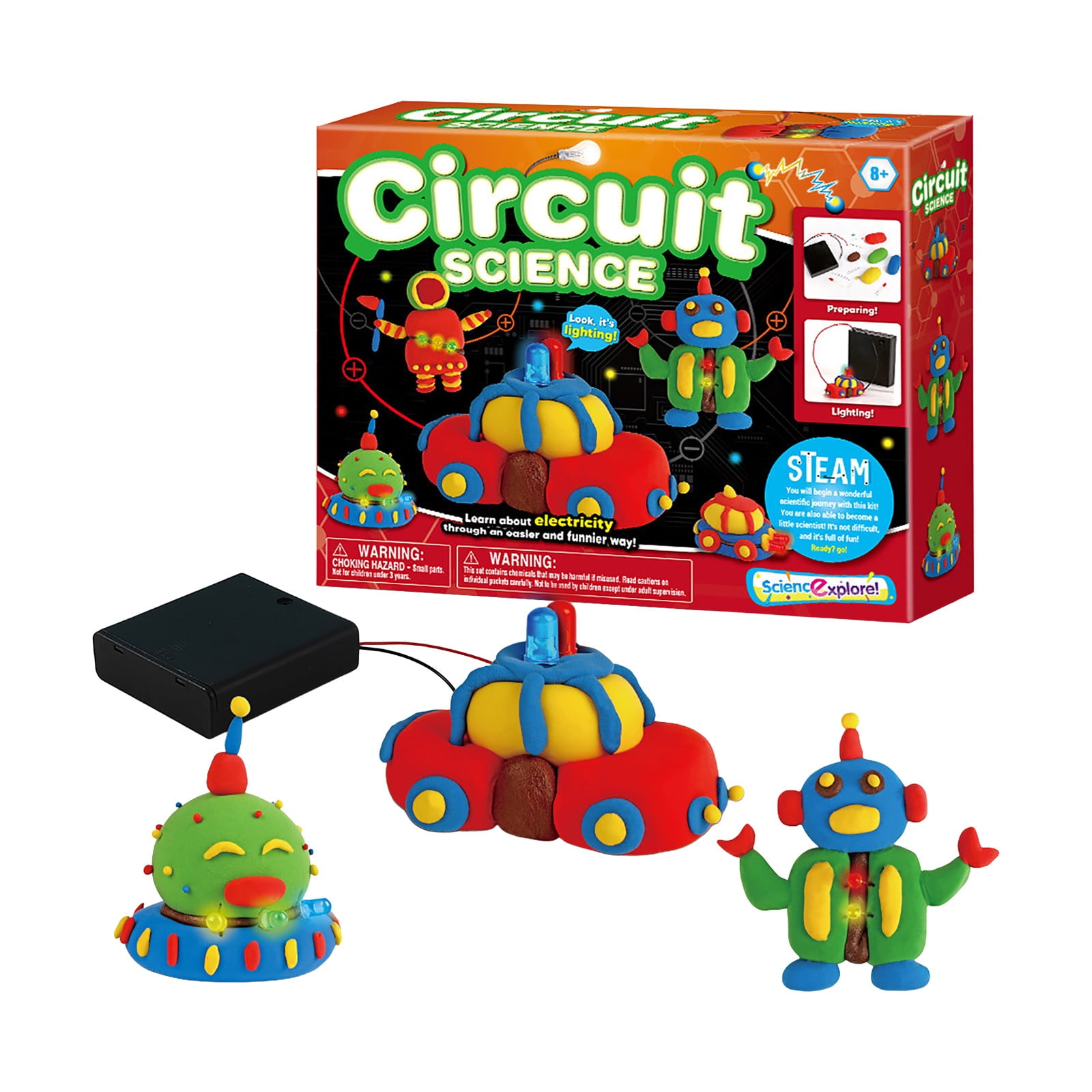 Creative Kids Clay Charms,Explore Electrical Circuits with Play Dough ...