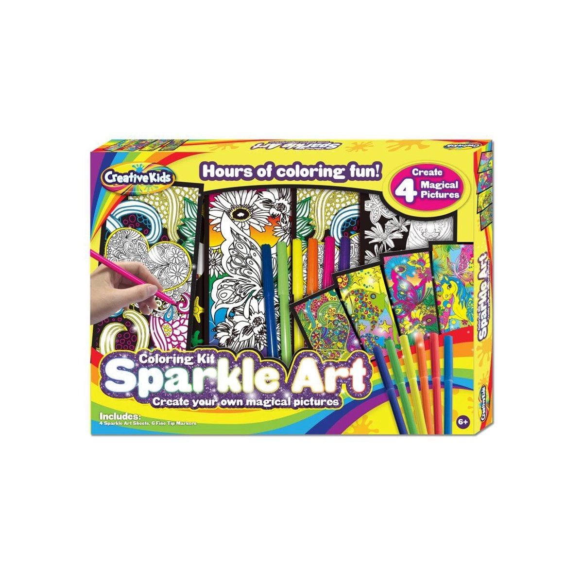 Creative Kids Coloring Kit Sparkle Art - Walmart.com