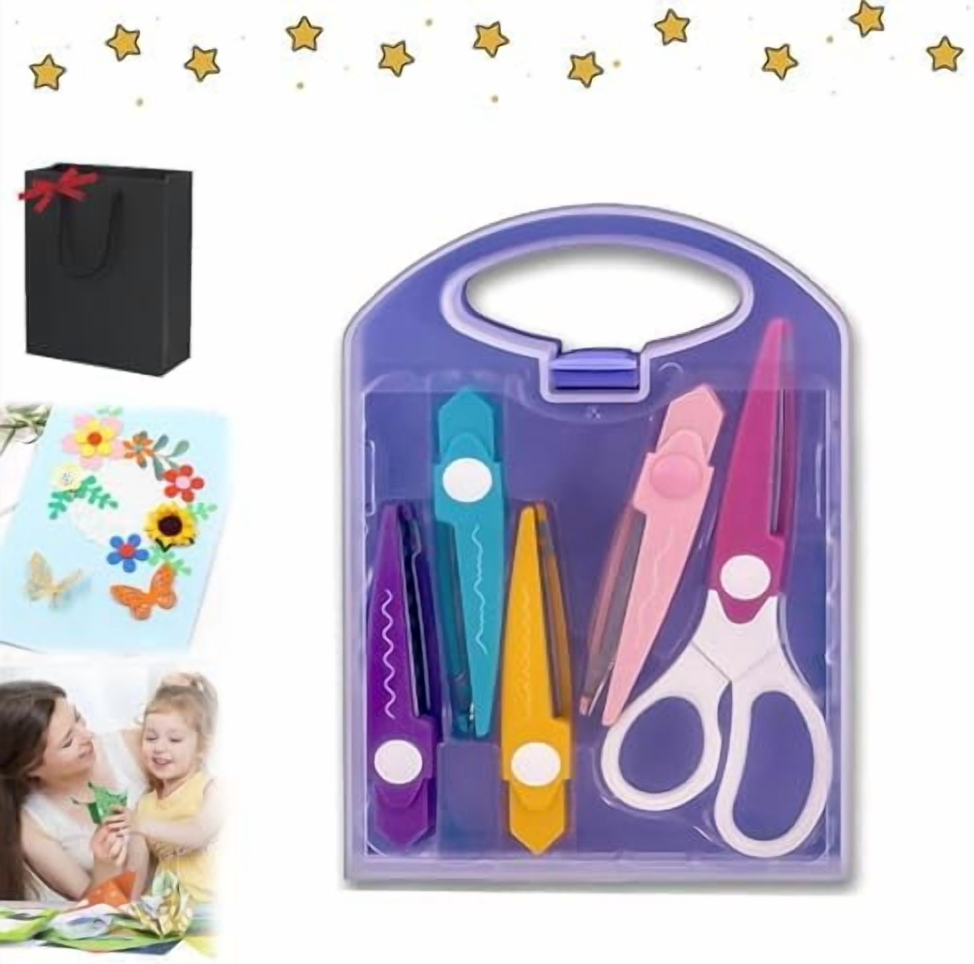 Creative Kids DIY Puncher Craft Set, Craft Scissor Set, Craft Scissors ...