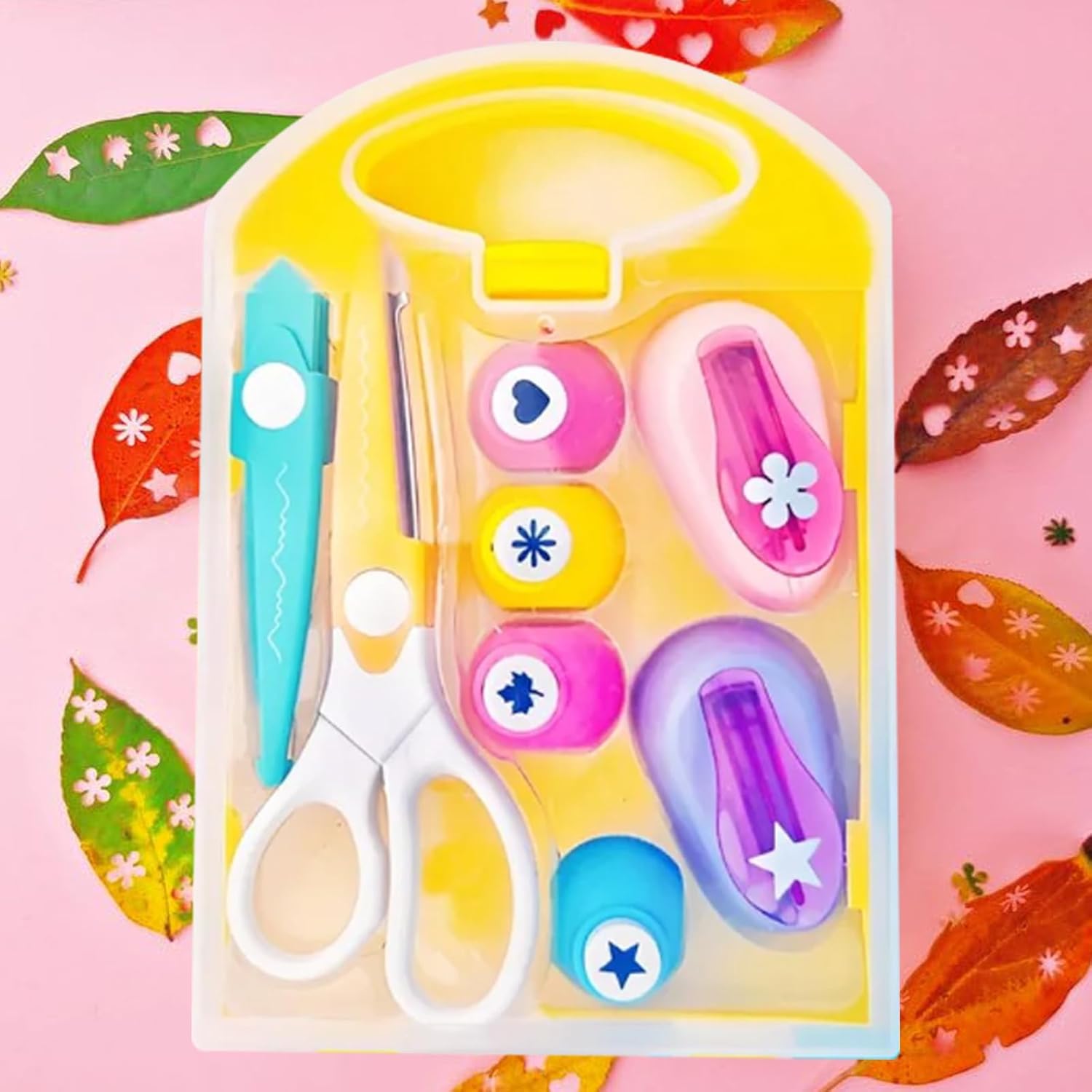 Creative Kids DIY Puncher Craft Set, Craft Scissors and Hole Punch Set ...