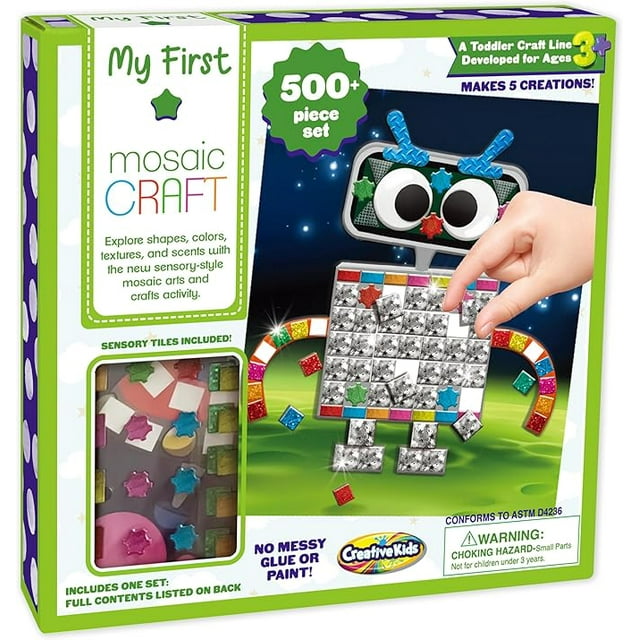 Creative Kids Sensory Sticker Mosaics Craft Kit - Walmart Business Supplies