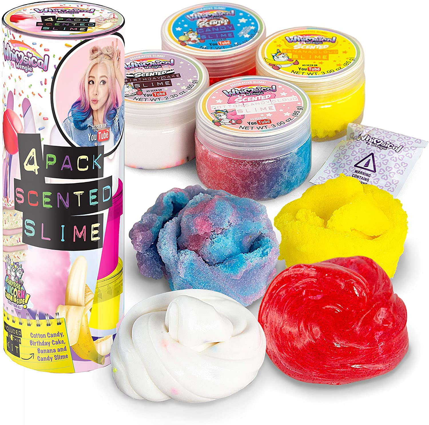 Creative Kids Wengie Whimsical Scented Slime Kit with Mystery Unicorn ...