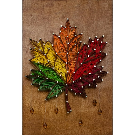 Creative Kit/String Art - Leaf ABC-032 - Walmart.com