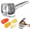 USIONE 6Pieces Onion Holder for Slicing, Stainless Steel Onion Cutter ...