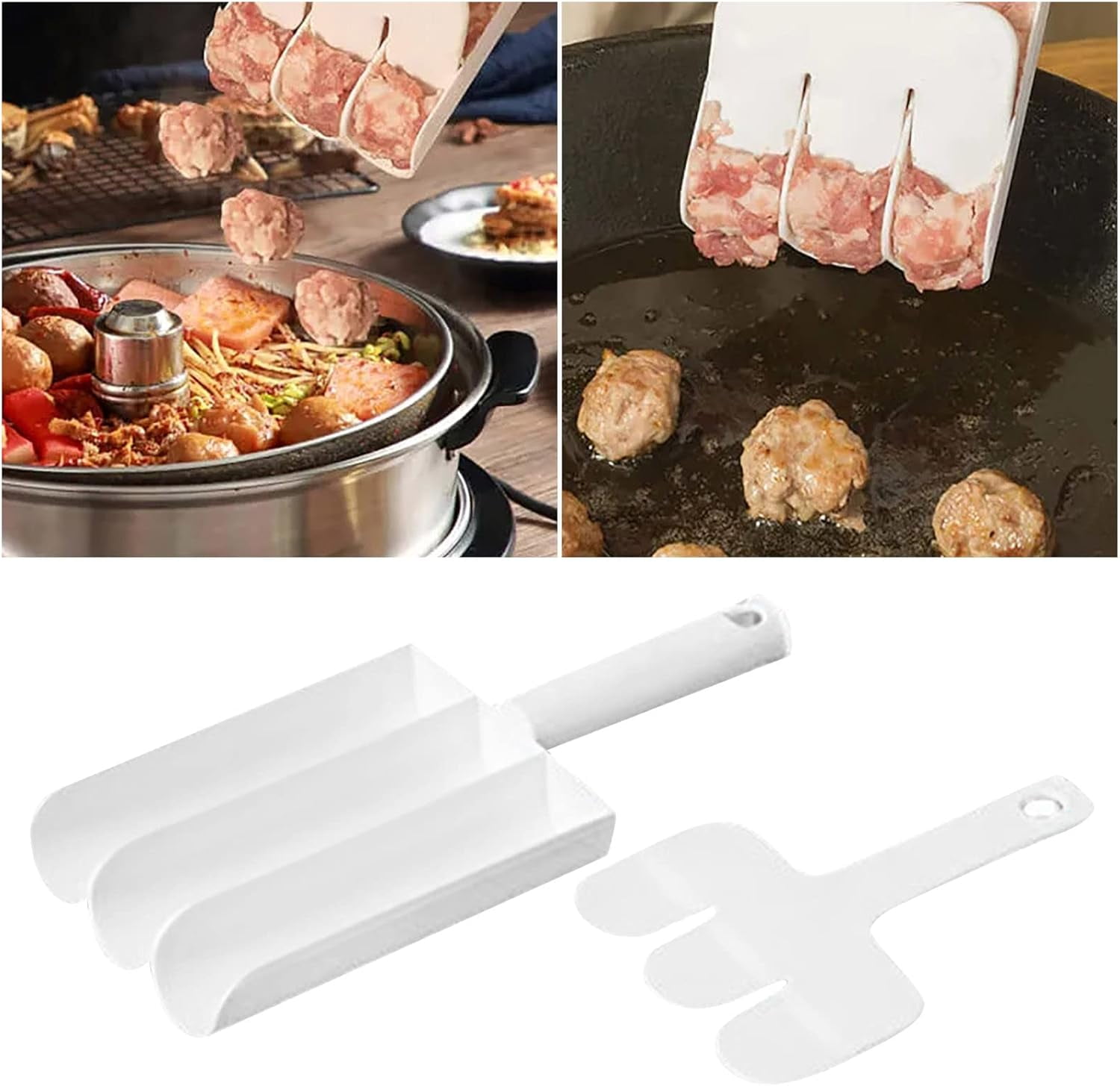 Creative Kitchen Triple Meatball Maker, Multifution Manual Meat Baller ...