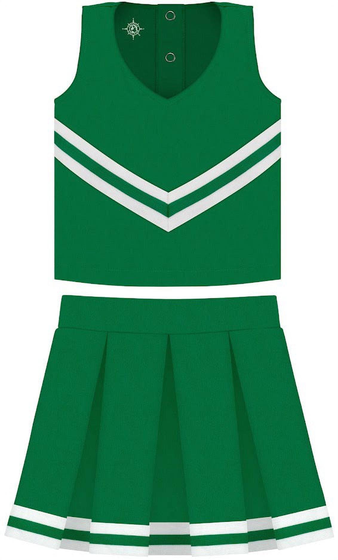 Creative Knitwear Kelly Green Cheerleader Uniform for Toddler and ...