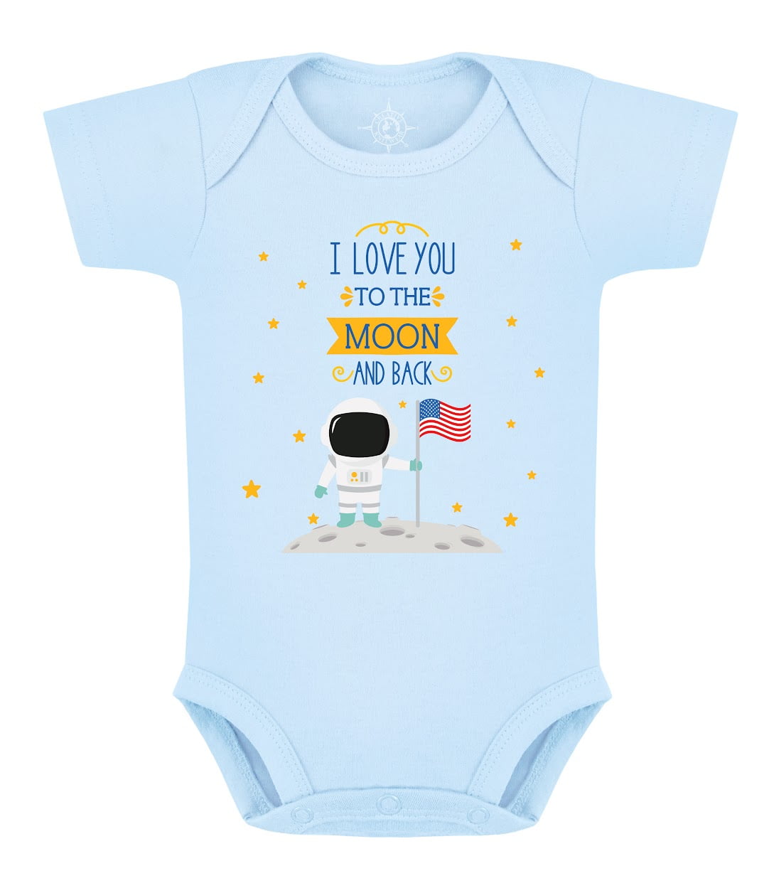 Creative Knitwear NASA Baby Bodysuit- I Love You To The Moon and Back ...