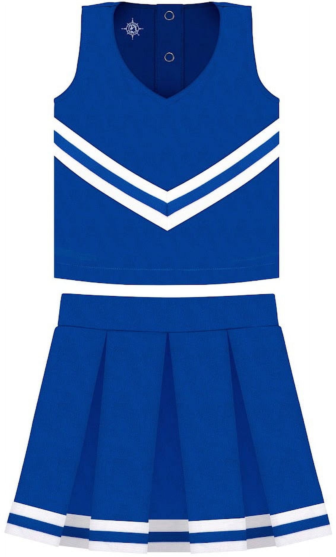 Creative Knitwear Royal Blue Cheerleader Uniform for Toddler and Junior ...