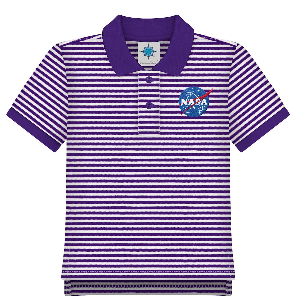 Creative Knitwear Toddler Polo Shirt with Nasa Embroidery - Walmart.com