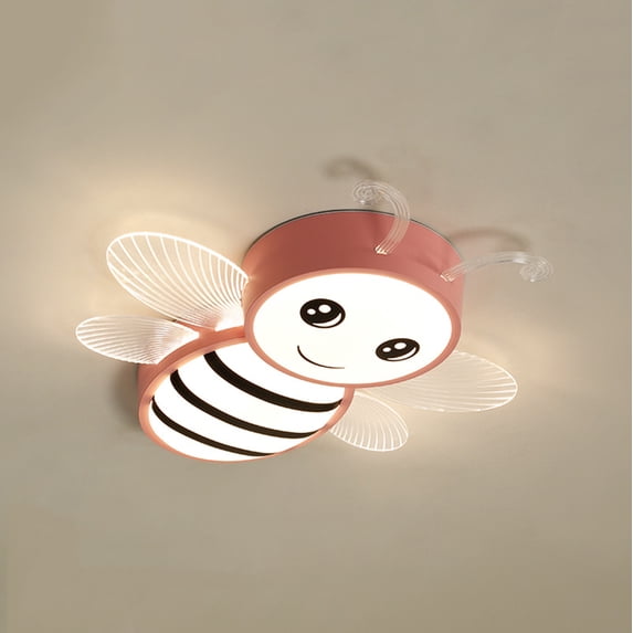 Creative LED Ceiling Light for Kids Bedroom, Dimmable LED Semi Flush ...