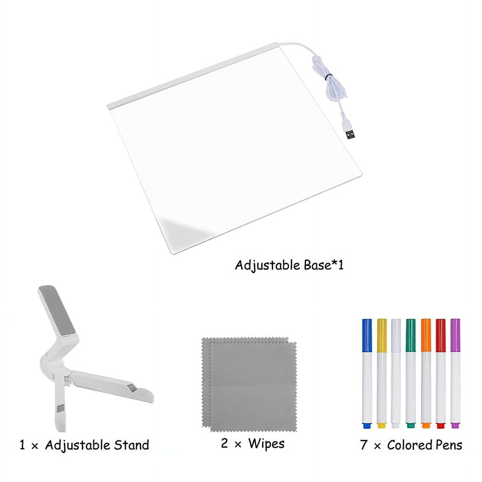 Creative LED Lamp Message Note Board Erasable USB Children‘s Drawing ...