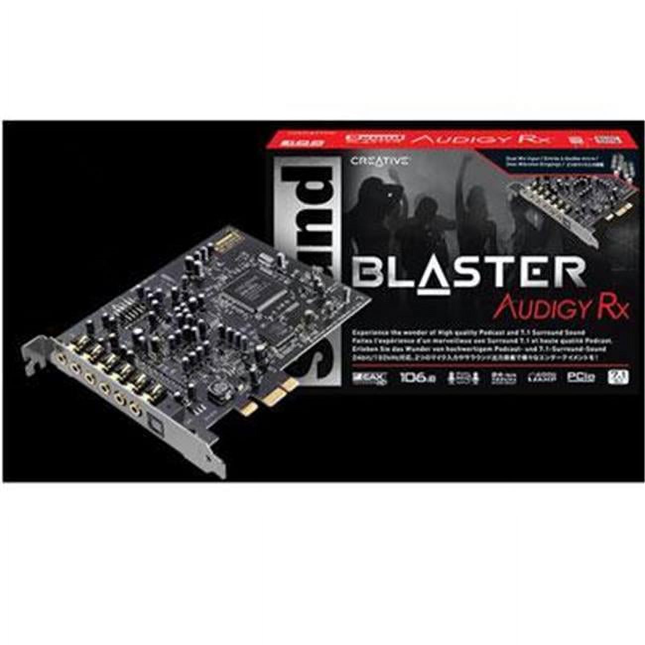 Creative Labs Sound Blaster Audigy Rx Pcie - Walmart.com