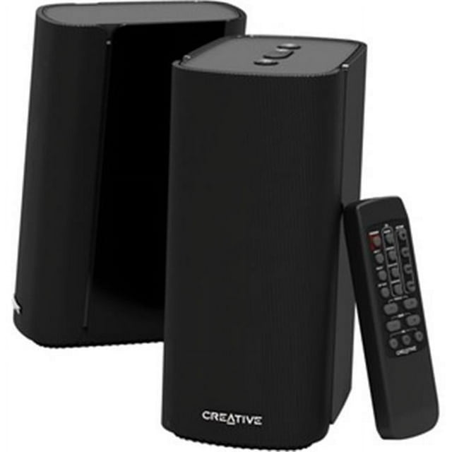 Creative Labs T100 Stereo Computer Speakers - Black - Walmart.com
