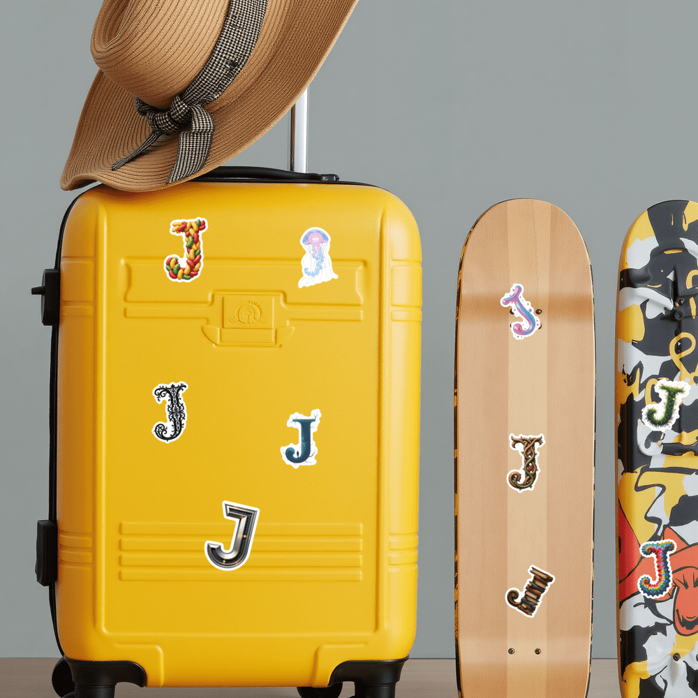 Creative Letter Theme Stickers, Waterproof Letter Theme Sticker for ...