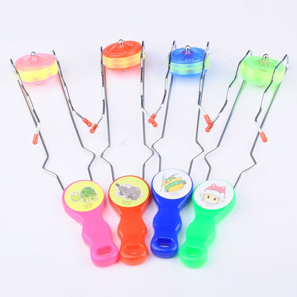 Creative Light-up Gyro Wheel Rail Twirler Spinning Flashing Gyro ...