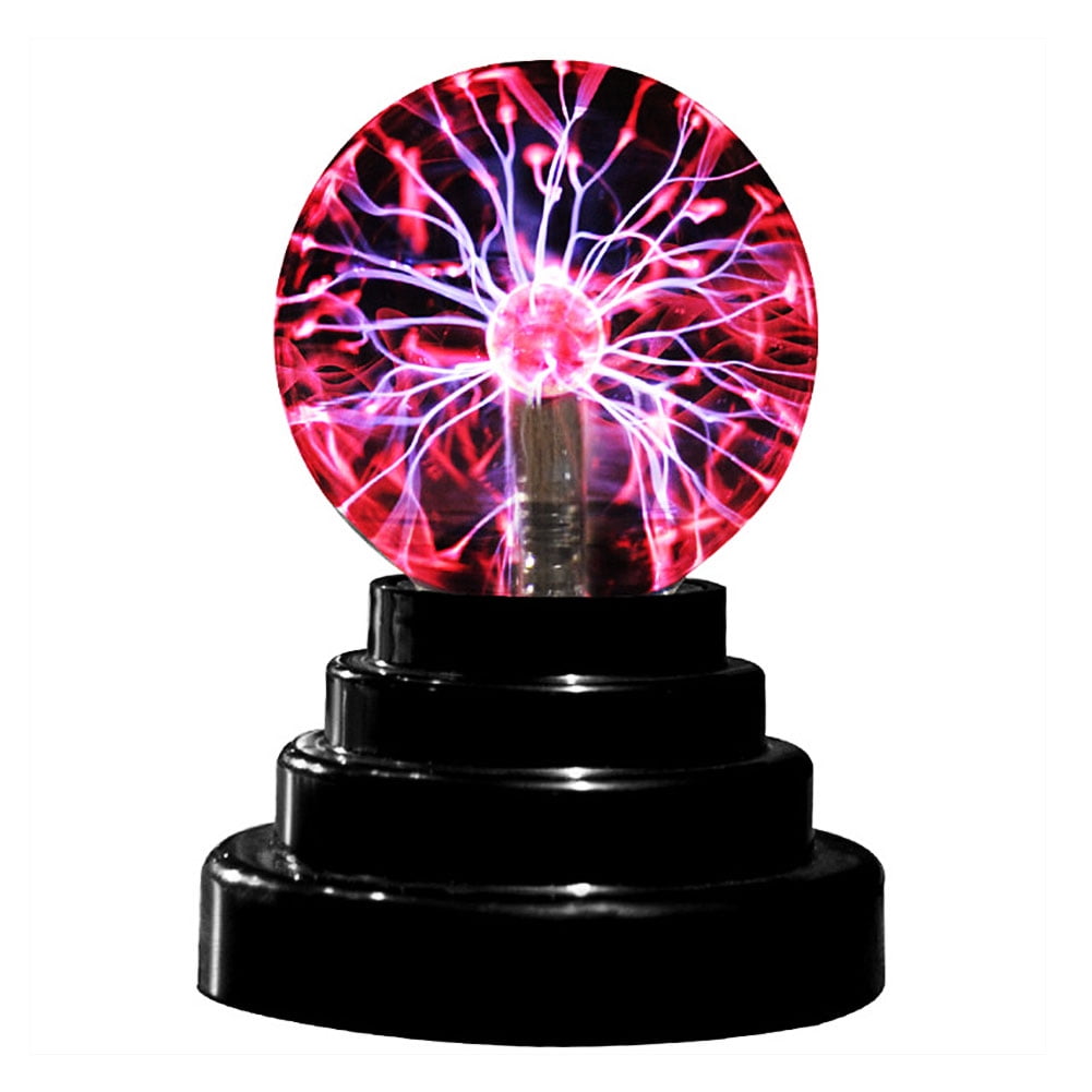 Creative Lightning Ball Plasma Lamp Touch Sound Control Night Light ...