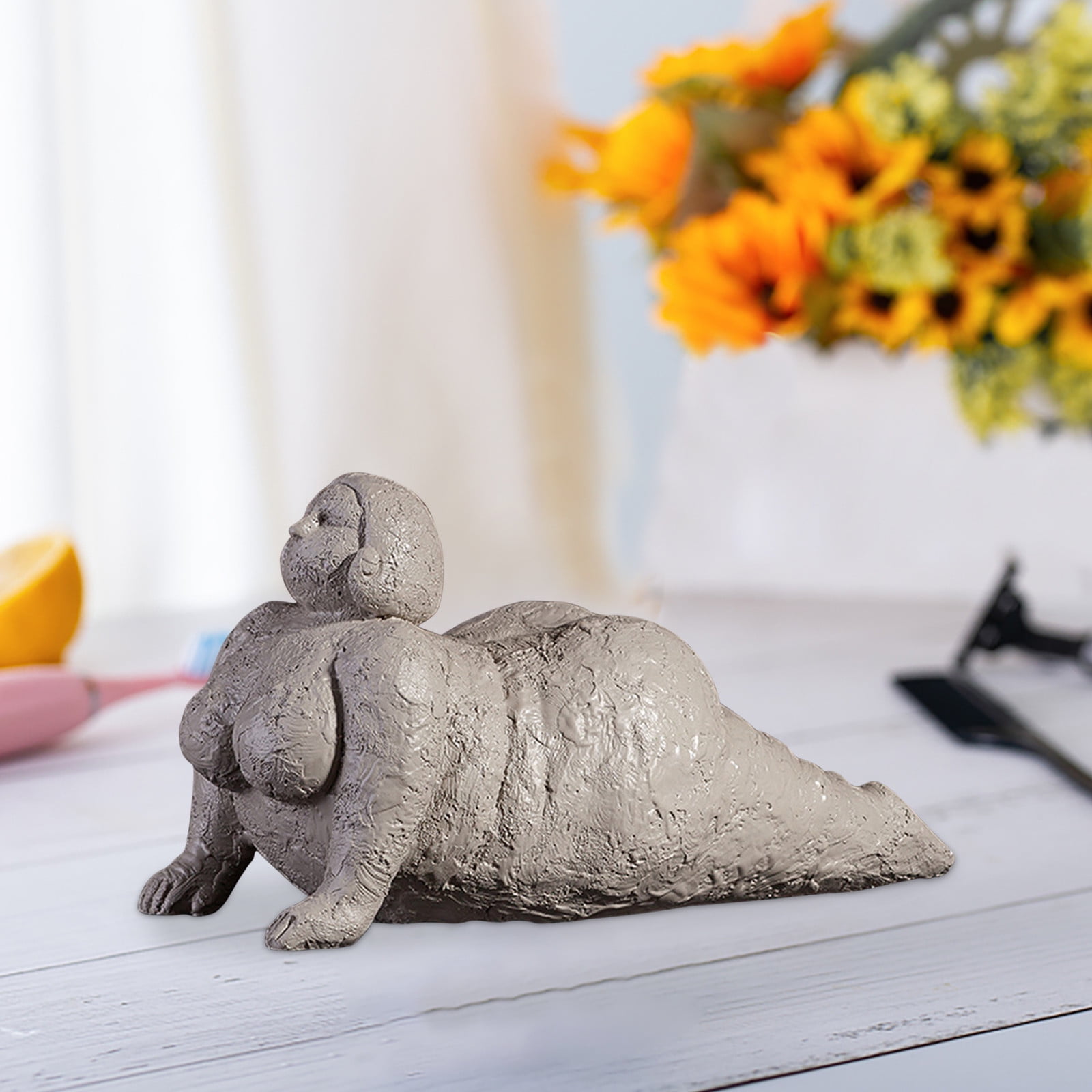 Creative Living Room Decoration Abstract Sculpture Beautiful Yoga Fat ...