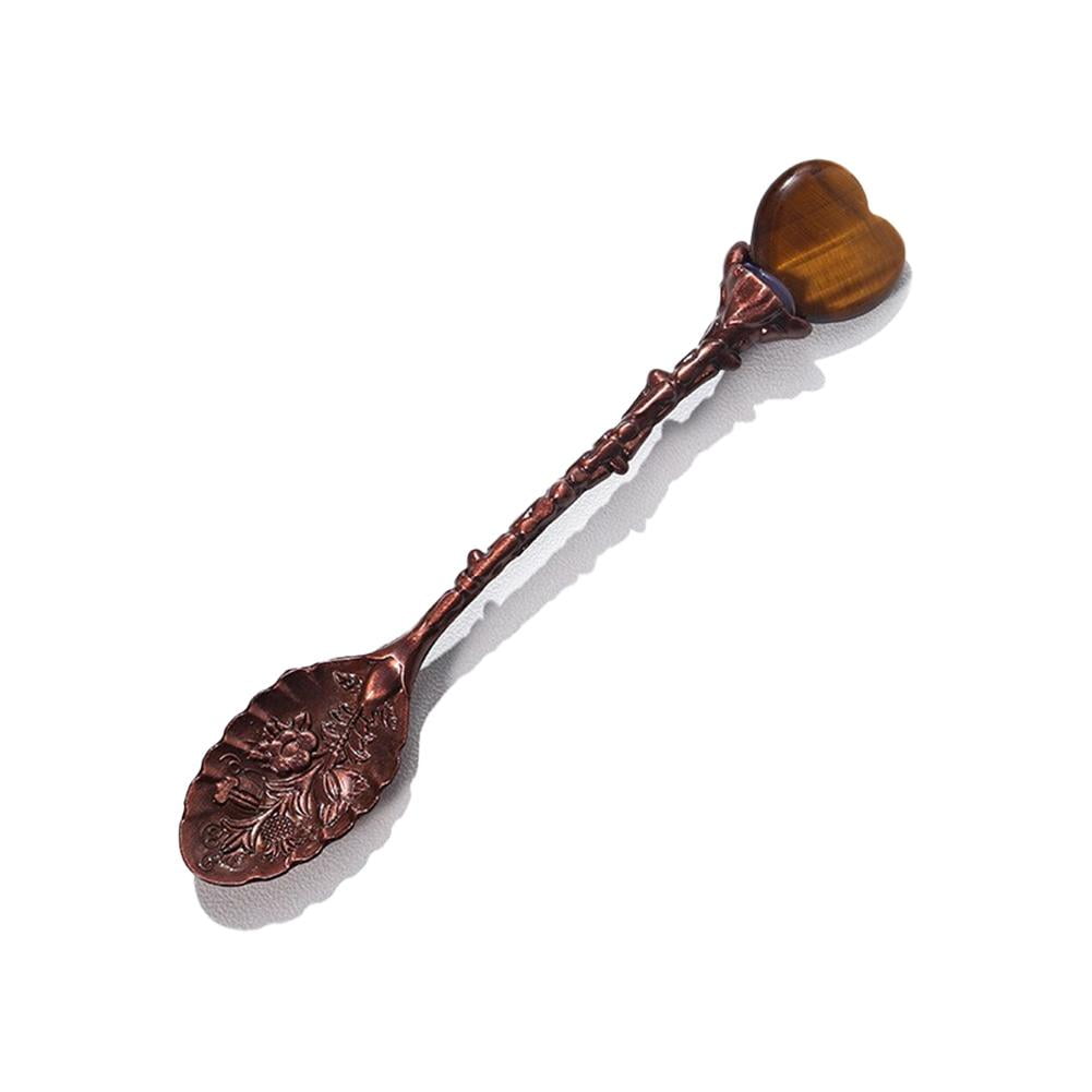Creative Long Handle Love Spoon Ice Cream Coffee Dessert Soup Spoon ...