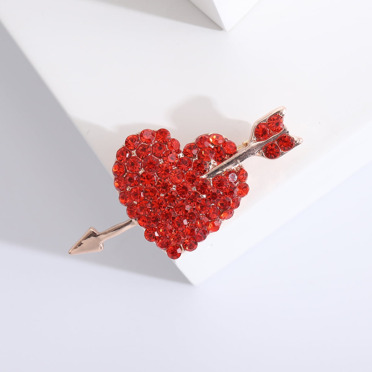 Red Heart Pin Badge