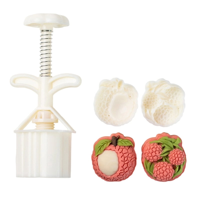 Creative Lychee Shape Mooncakes Molds Durable 50/75g Lychee Mooncakes ...