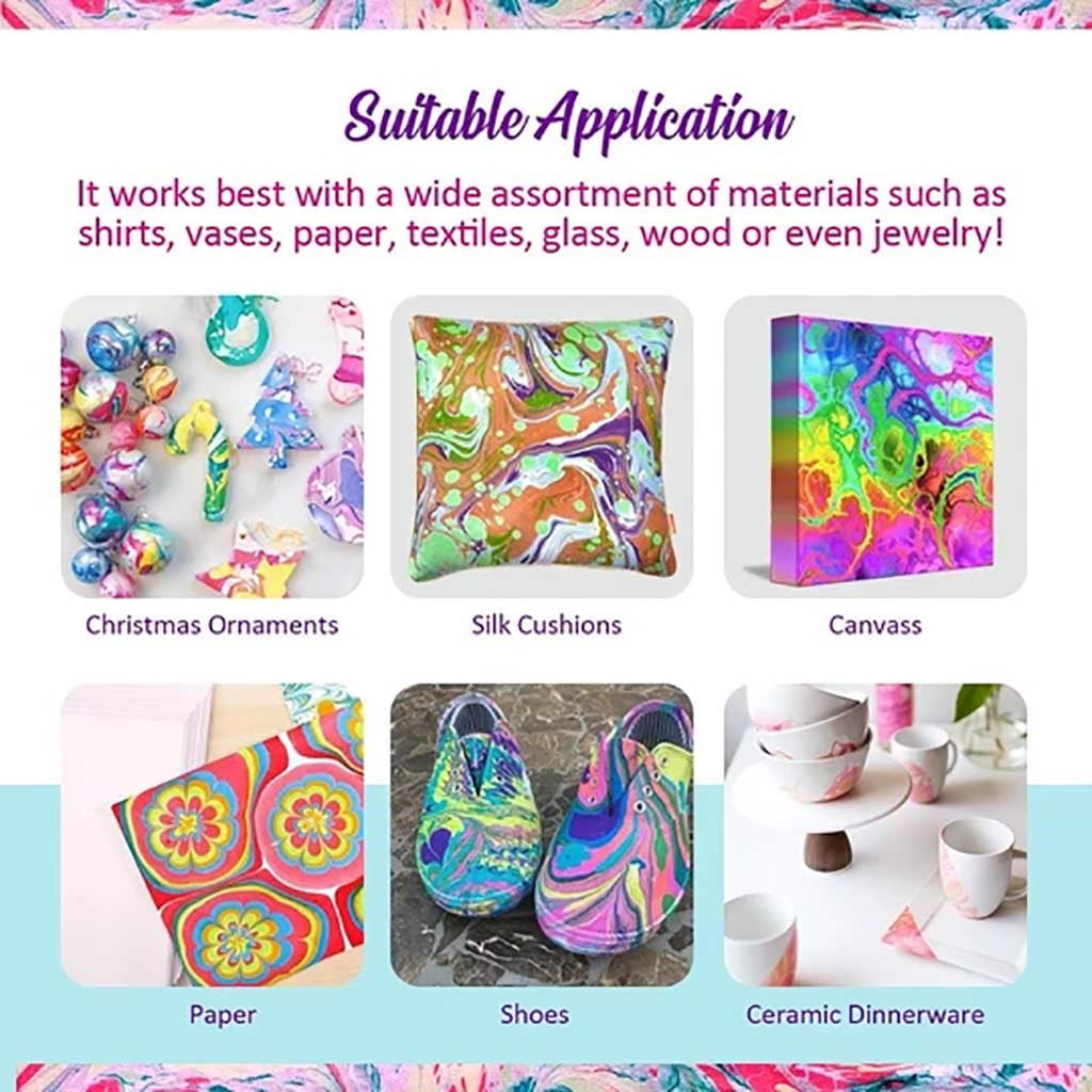 Creative Marbling Painting Kit DIY Water Marbling Paint Art Set ...
