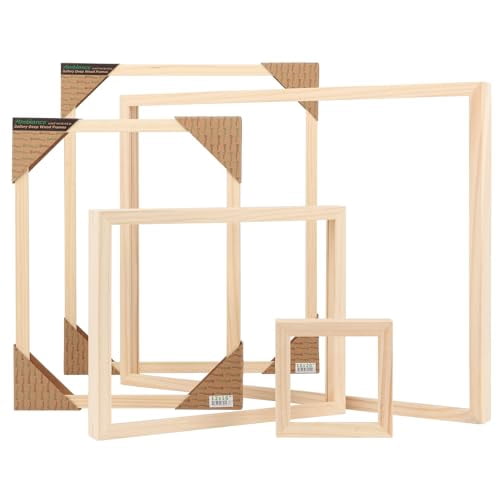 Creative Mark Ambiance Unfinished Deep Gallery Frame, 11x14" Open Back ...