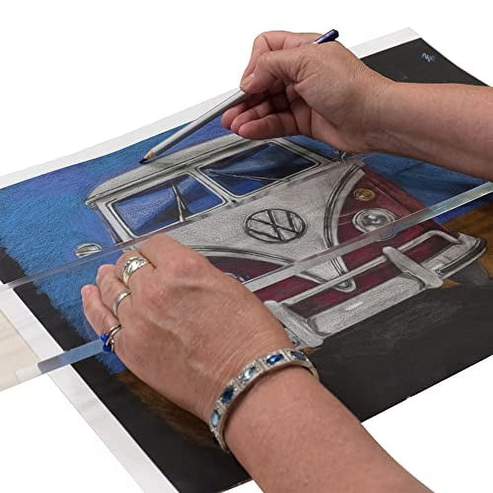 Creative Mark Artist Leaning Bridge - 31 Inches Clear Acrylic Wrist ...