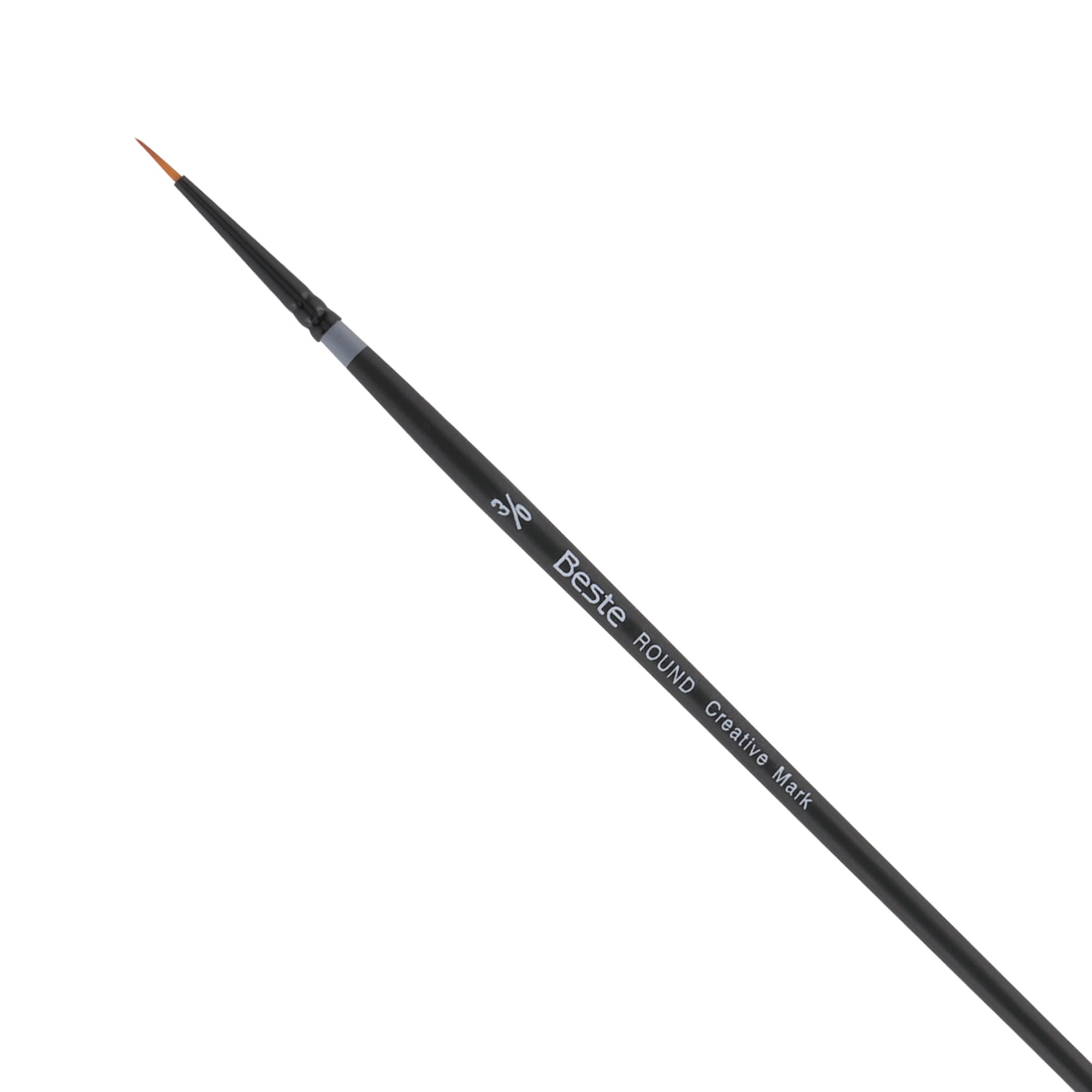 Creative Mark Beste Golden Taklon Round #3x0 Artist Brush, Professional ...