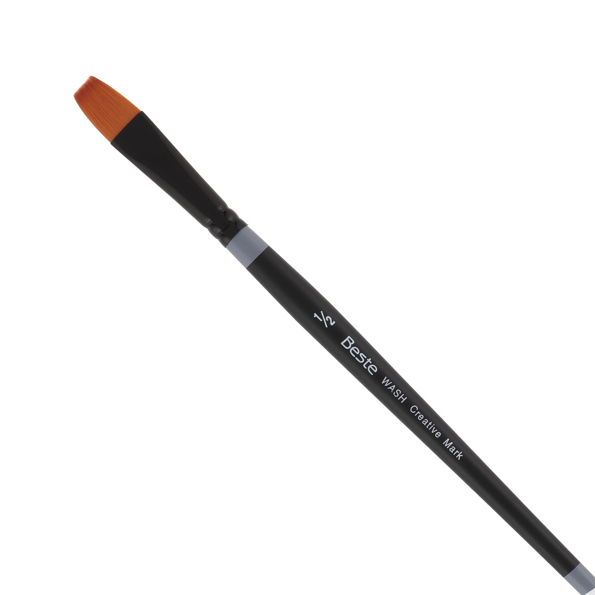 Creative Mark Beste Golden Taklon Wash, 1/2" Artist Paint Brush ...