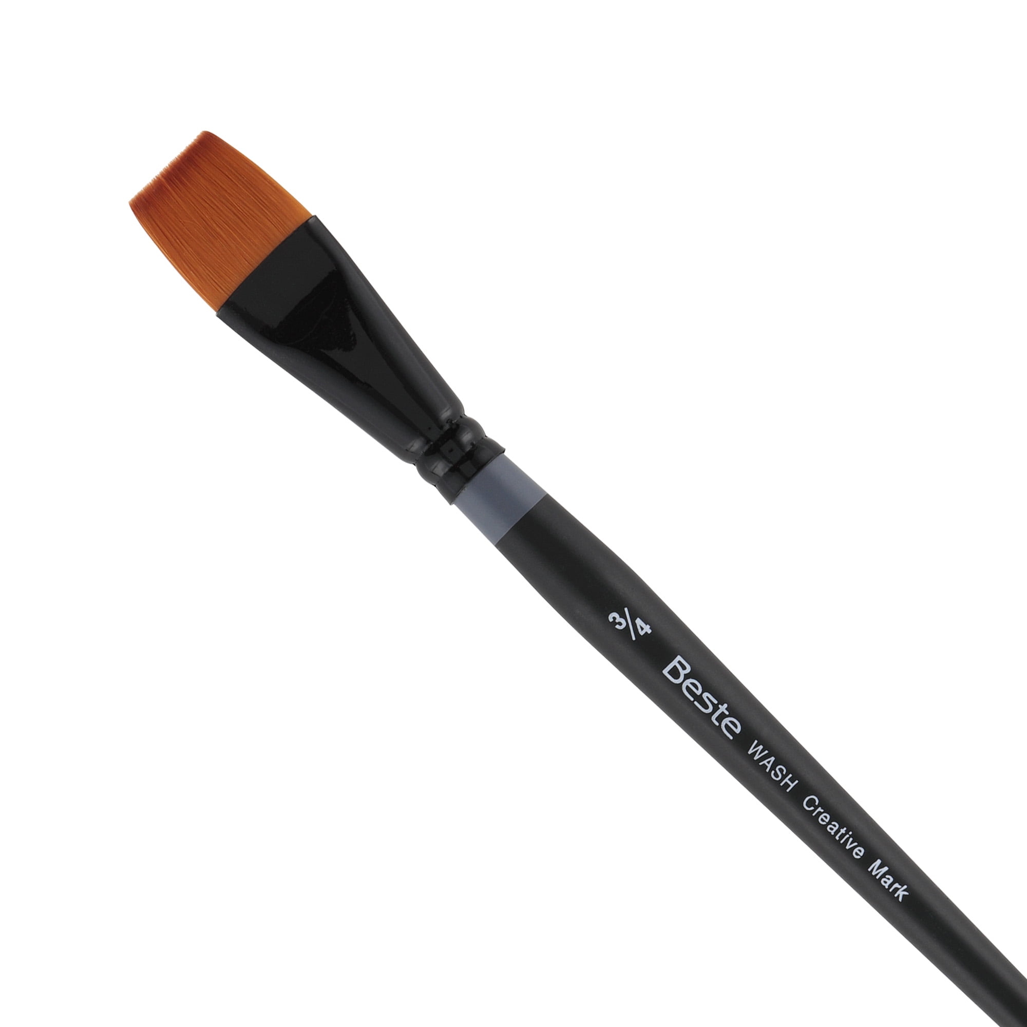Creative Mark Beste Golden Taklon Wash, 3/4" Artist Paint Brush ...