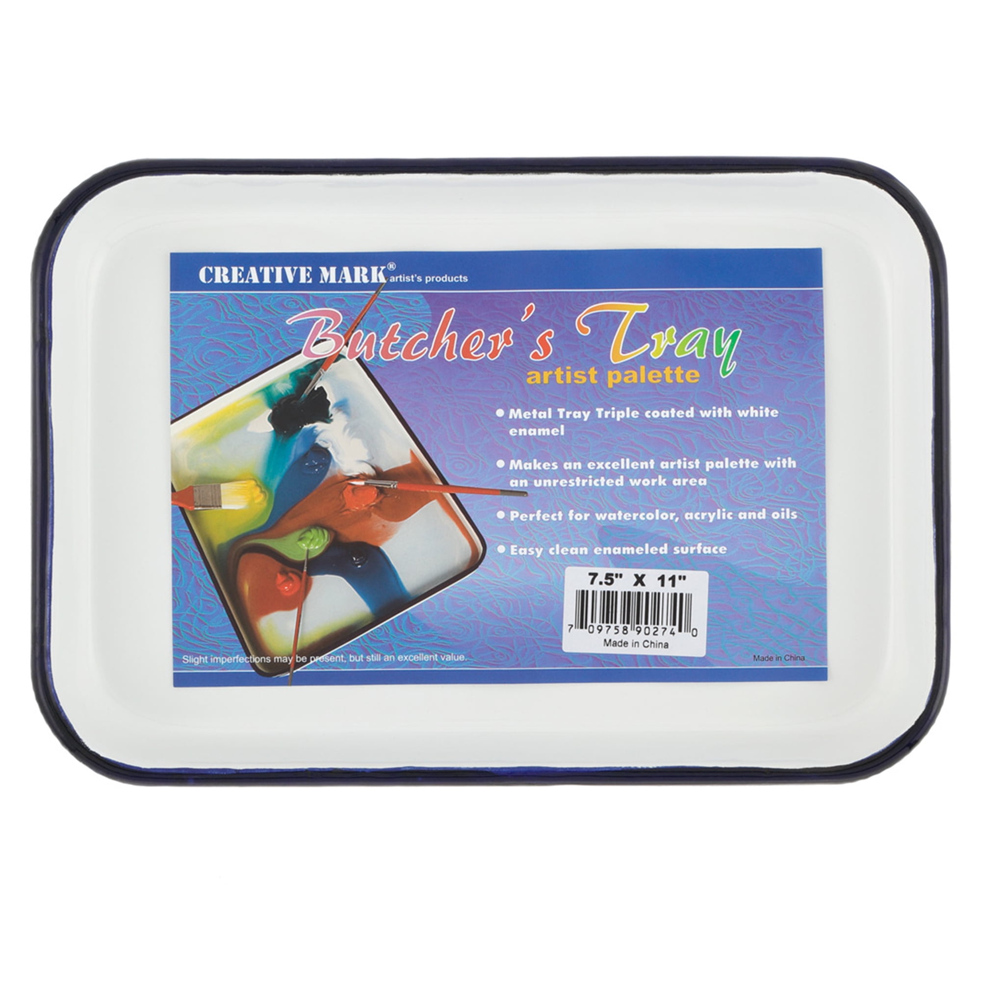Creative Mark Butcher Tray Palette - 7.5 x 11 Inches - Triple coated ...
