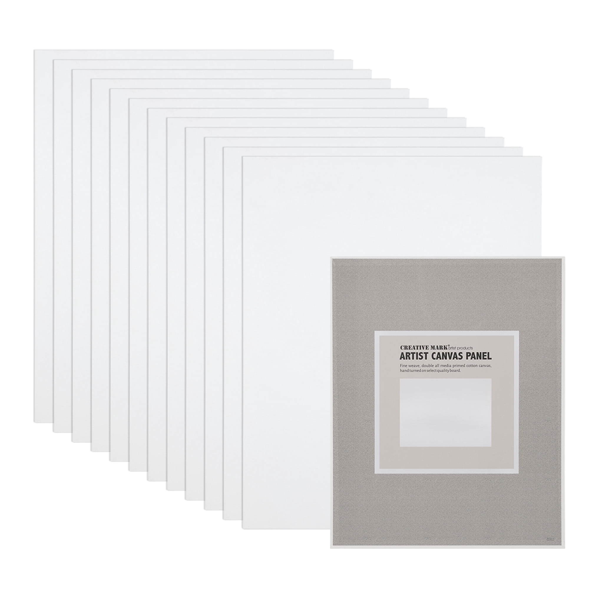 Creative Mark Cotton Canvas Panels 3x3" - 12 Pack - Professional ...