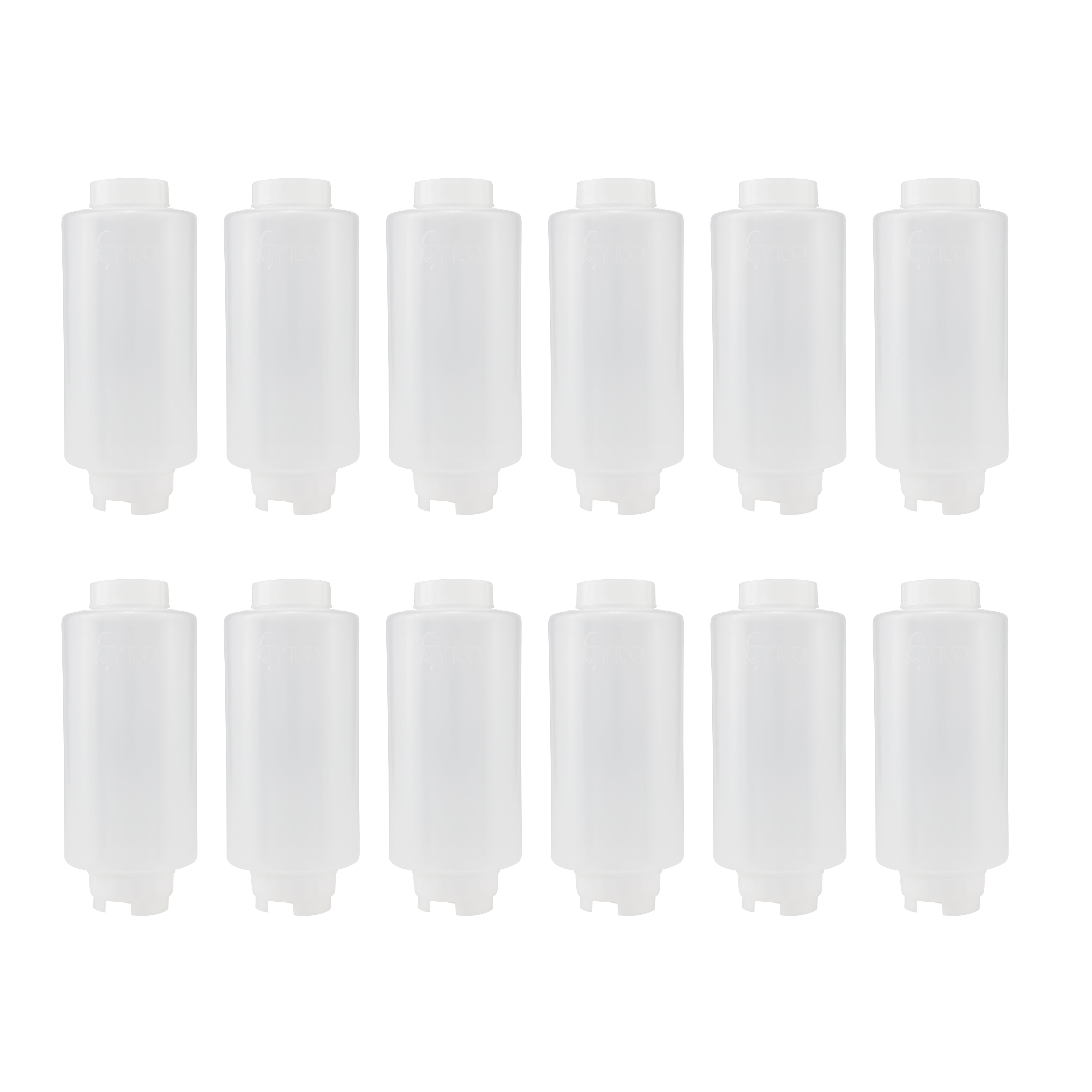 Creative Mark Cylo FIFO Squeeze Bottle -Empty - 12 Pack - 32 oz ...