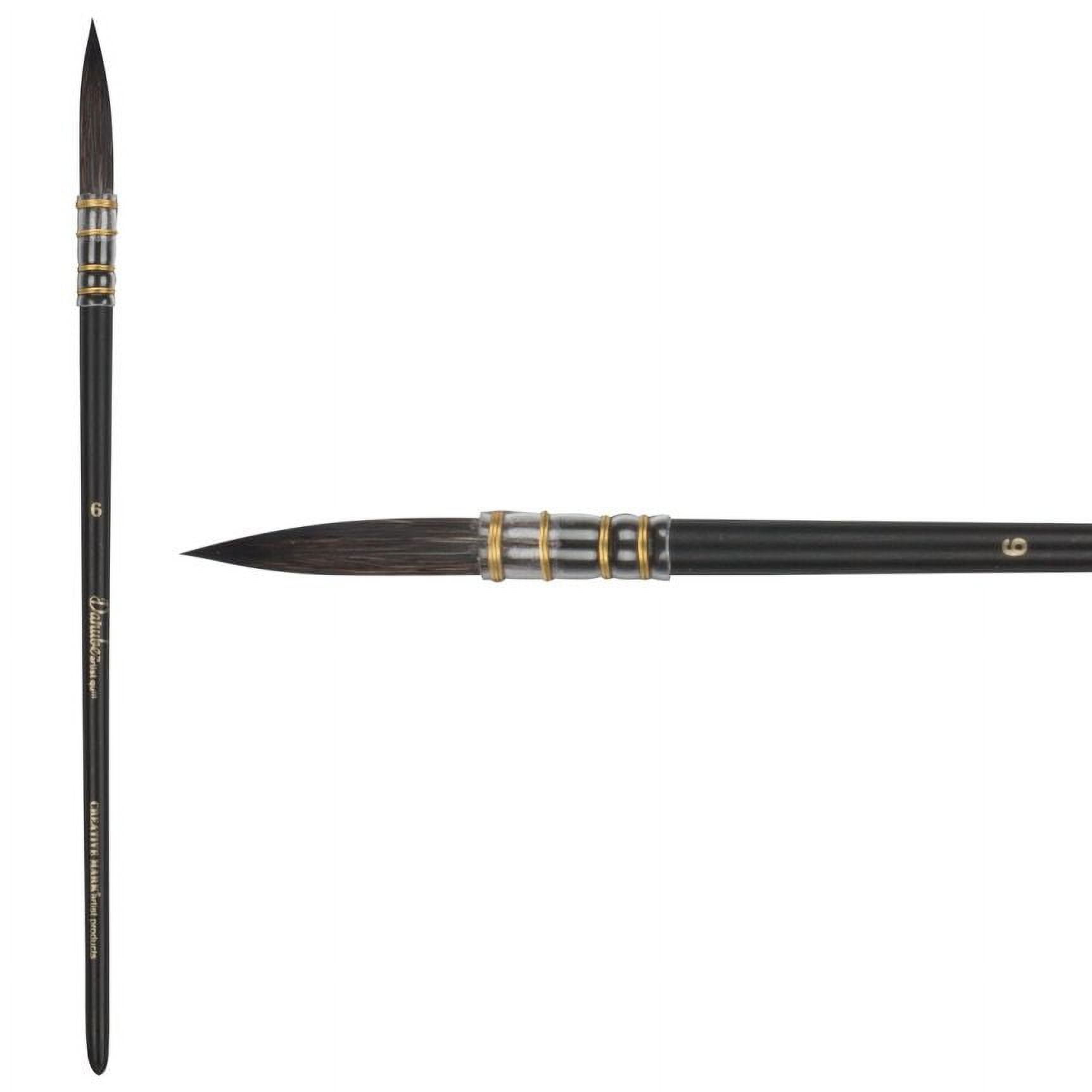 Creative Mark Danube Professional Watercolor Quill Brushes Size #6 ...