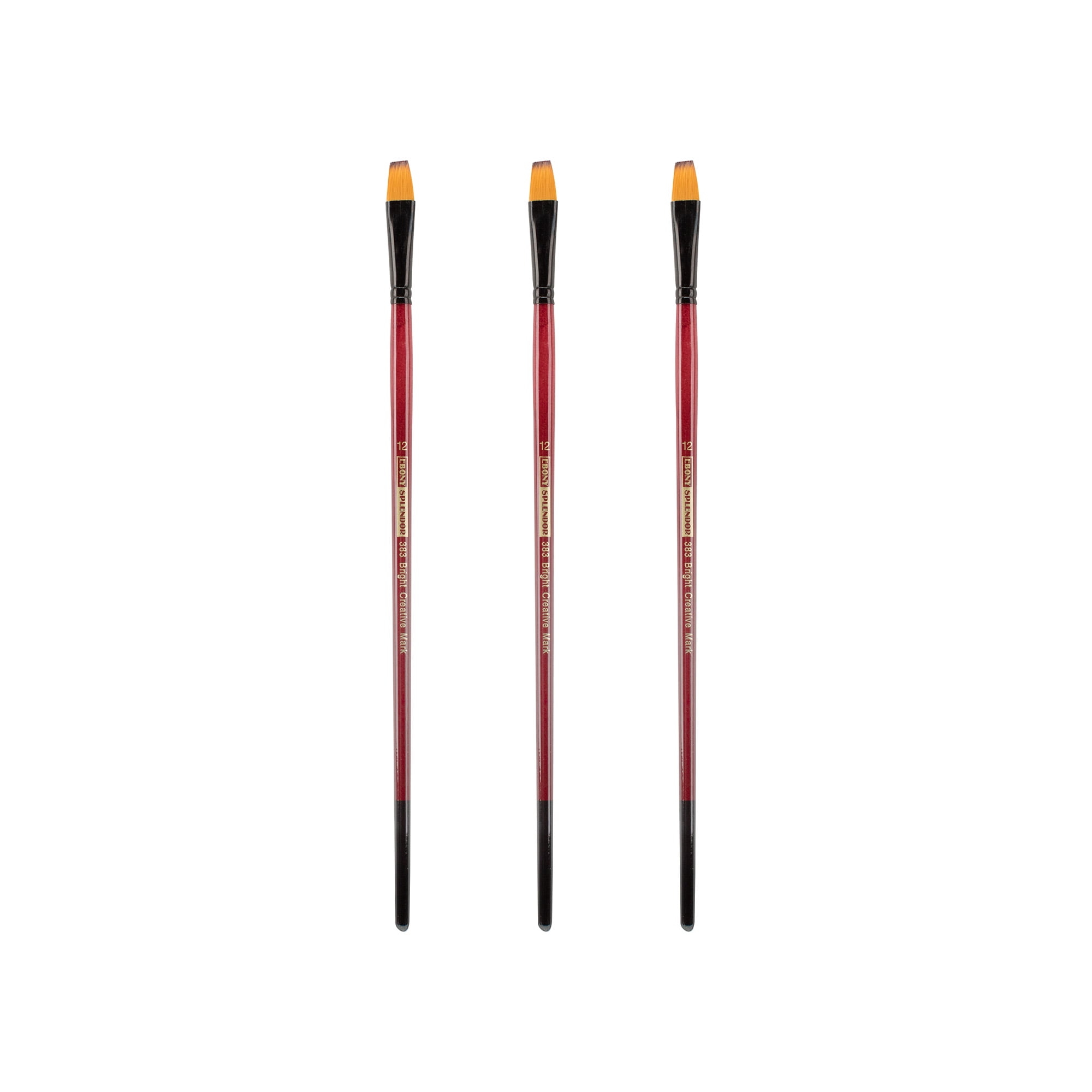 Creative Mark Ebony Splendor Long-Handled Synthetic Sable Paint Brush ...