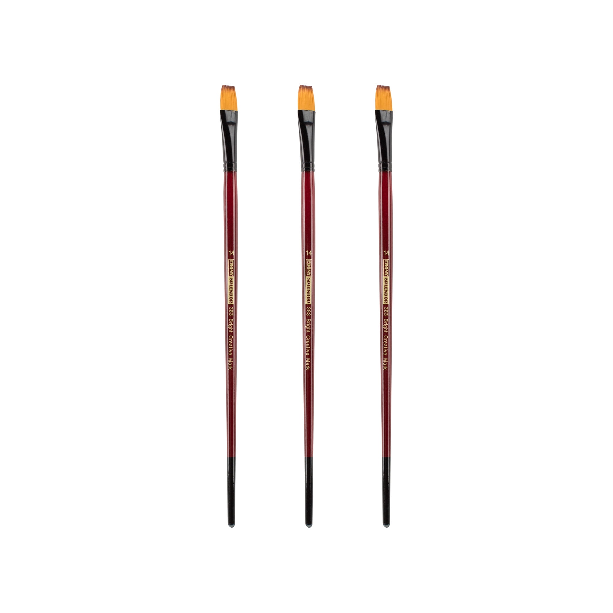 Creative Mark Ebony Splendor Long-Handled Synthetic Sable Paint Brush ...