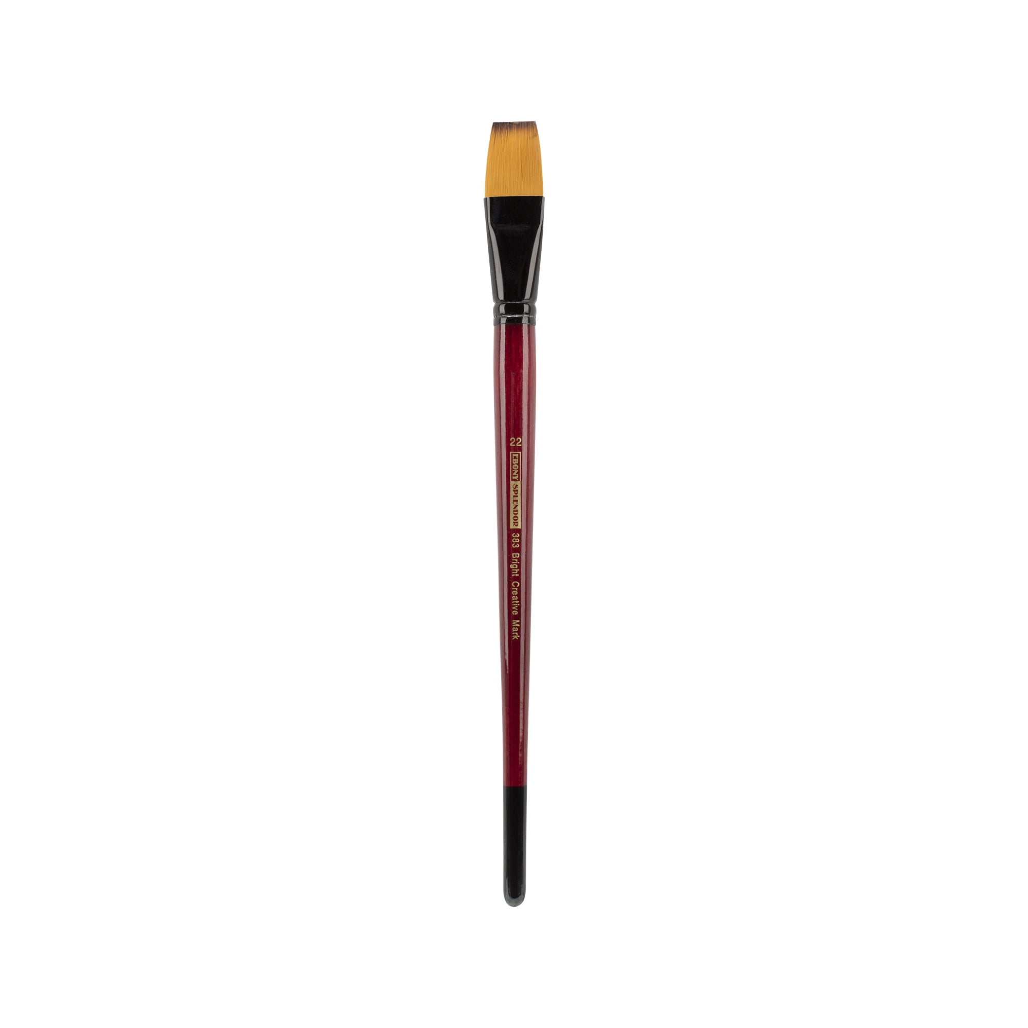 Creative Mark Ebony Splendor Long-Handled Synthetic Sable Paint Brush ...