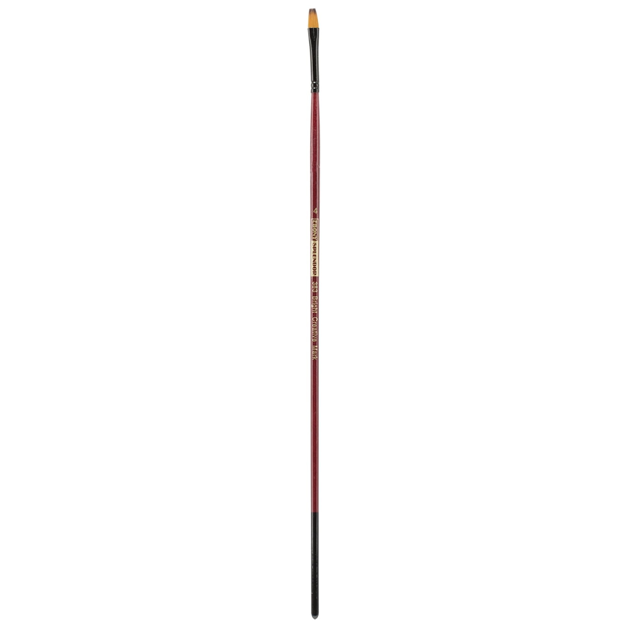 Creative Mark Ebony Splendor Long-Handled Synthetic Sable Paint Brush ...