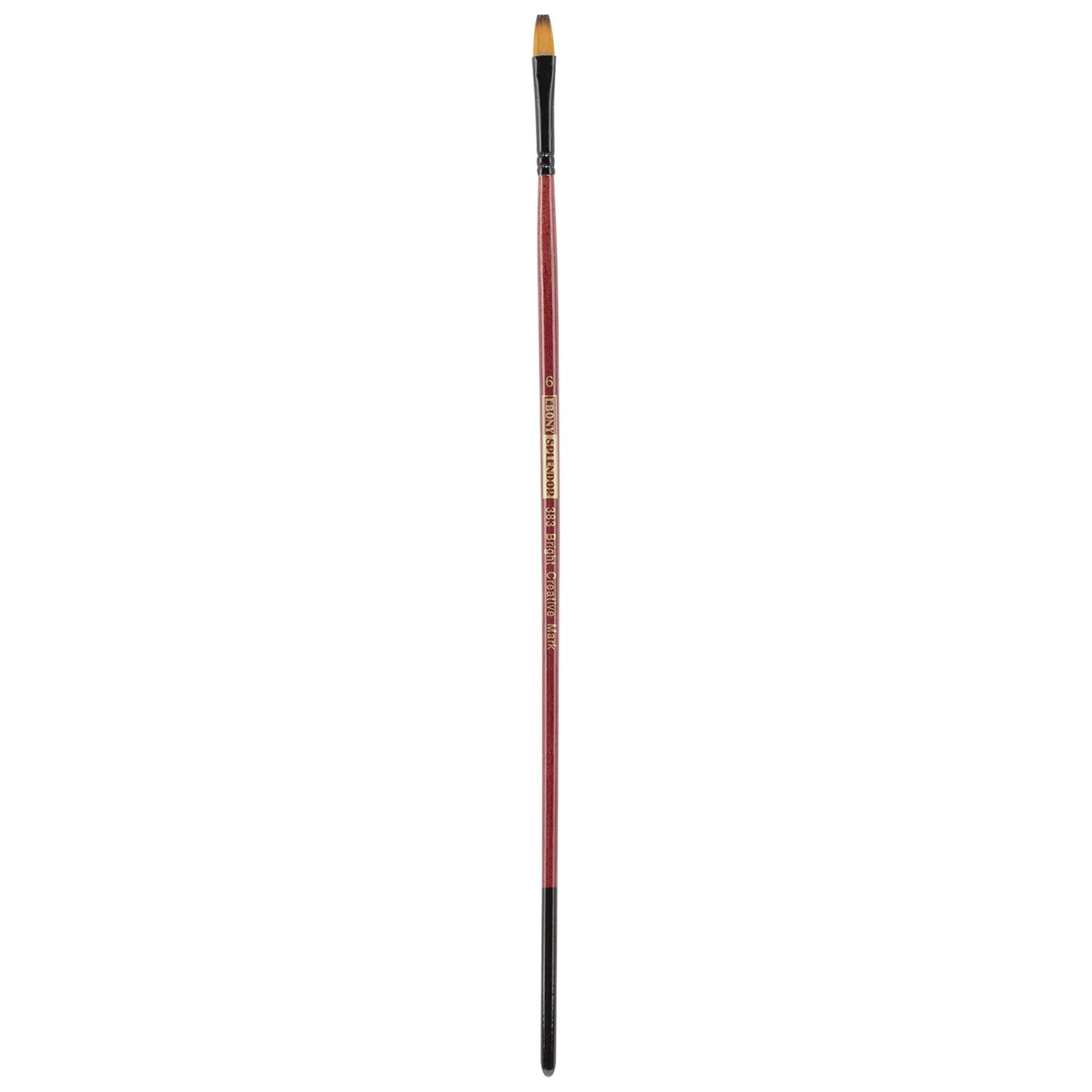 Creative Mark Ebony Splendor Long-Handled Synthetic Sable Paint Brush ...
