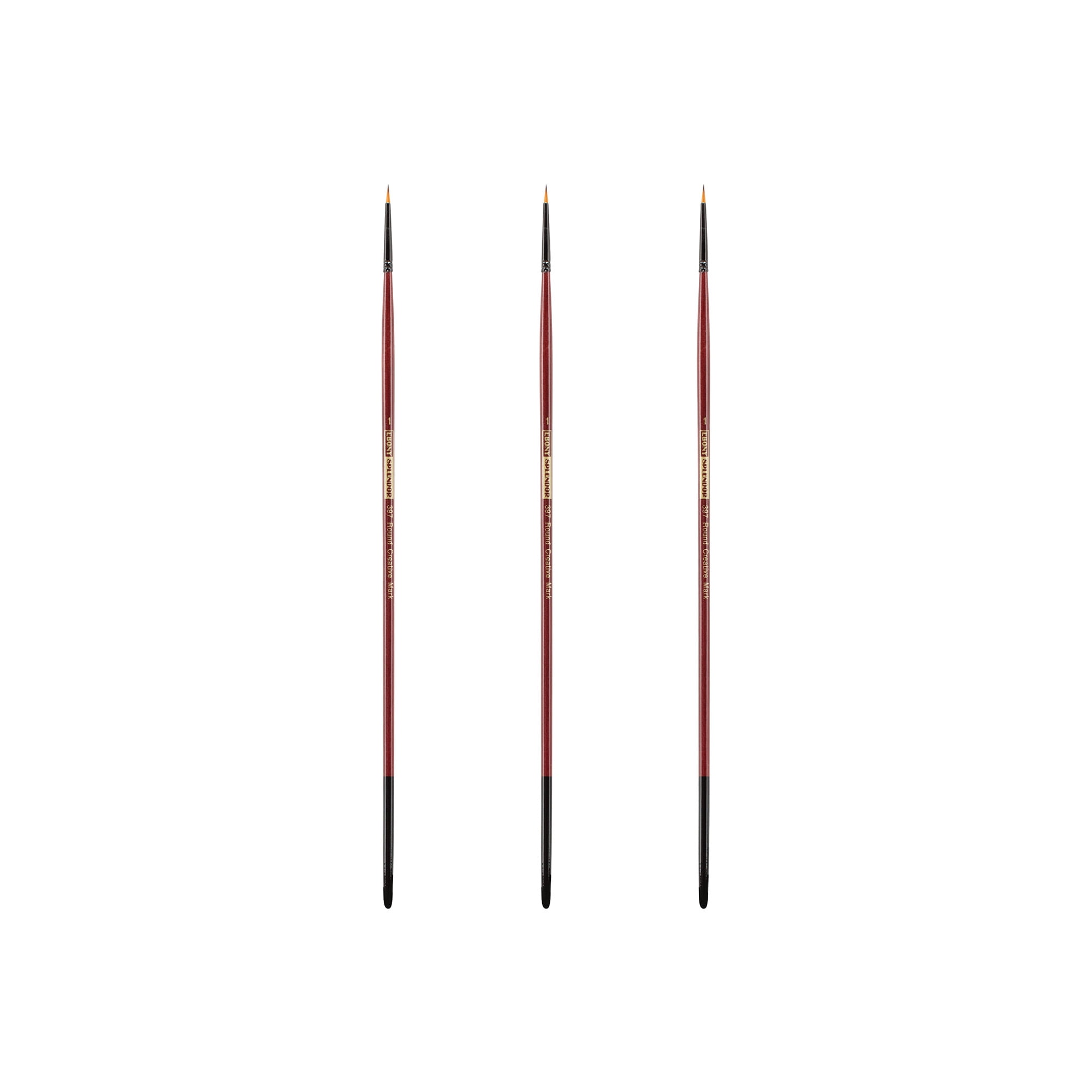 Creative Mark Ebony Splendor Long-Handled Synthetic Sable Paint Brush ...