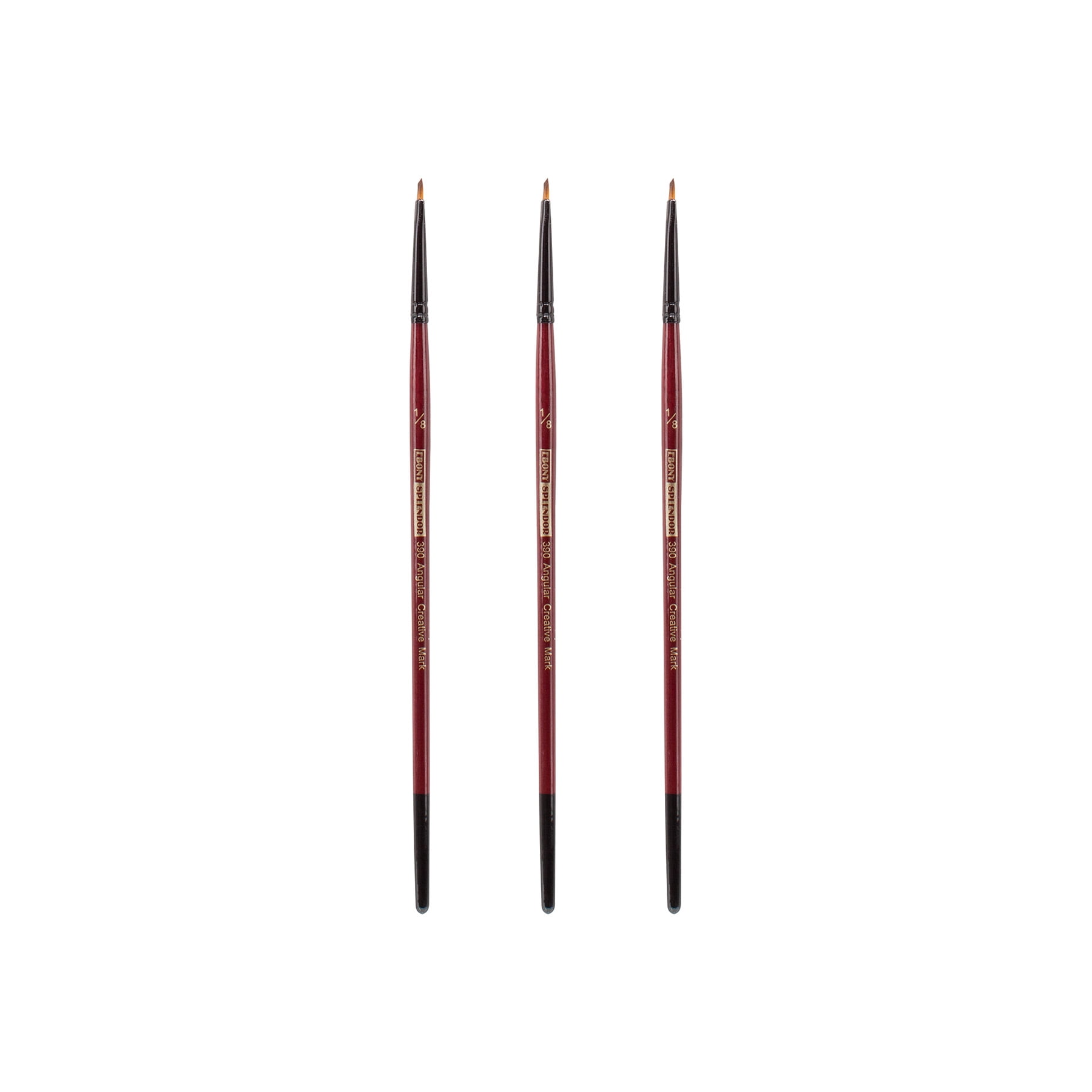 Creative Mark Ebony Splendor Short-Handle Synthetic Sable Paint Brush ...