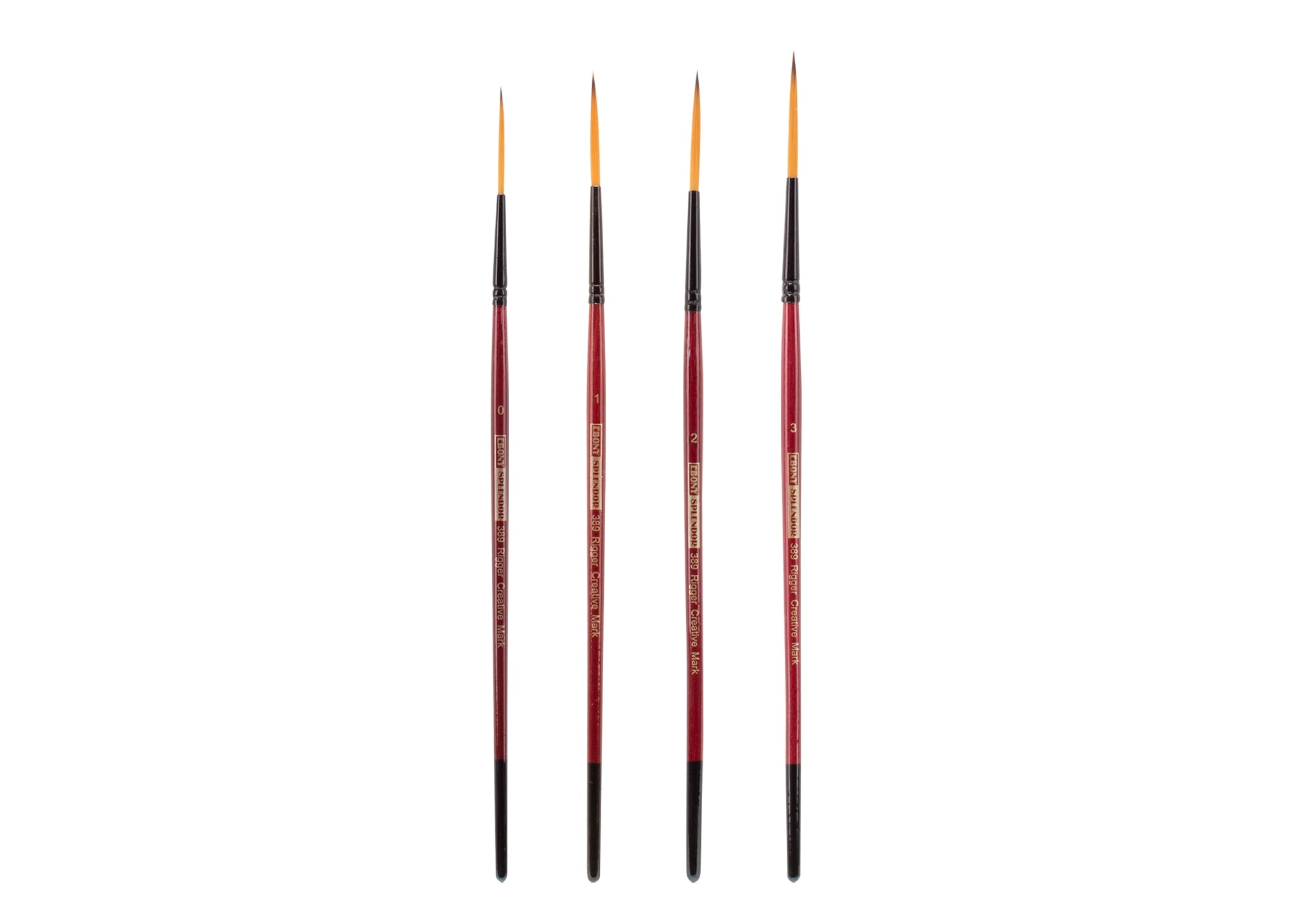 Creative Mark Ebony Splendor Short-Handle Synthetic Sable Paint Brush ...