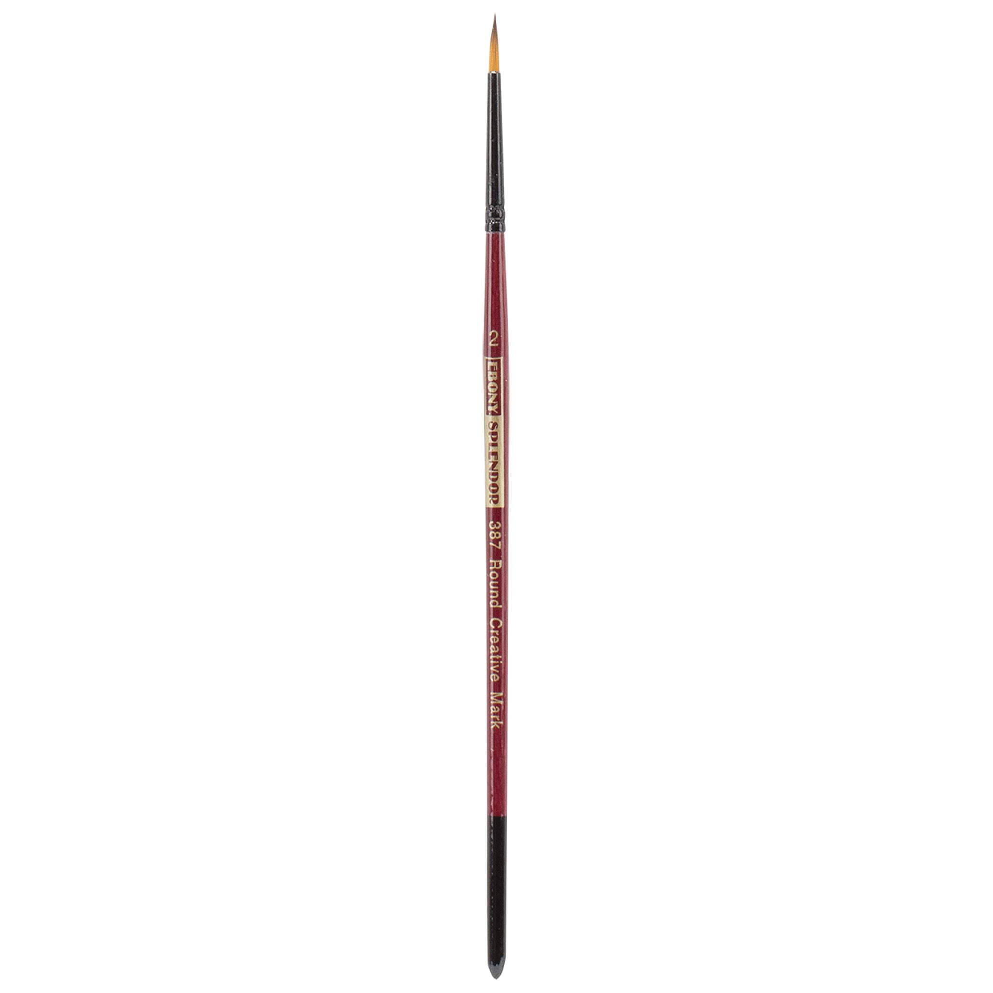 Creative Mark Ebony Splendor Short-Handled Synthetic Sable Paint Brush ...