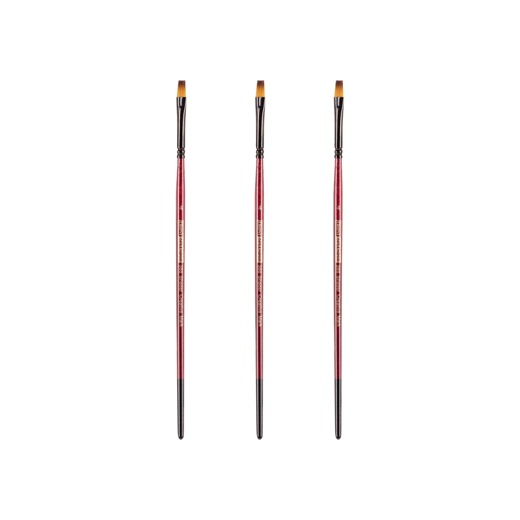 Creative Mark Ebony Splendor Short-Handled Synthetic Sable Paint Brush ...