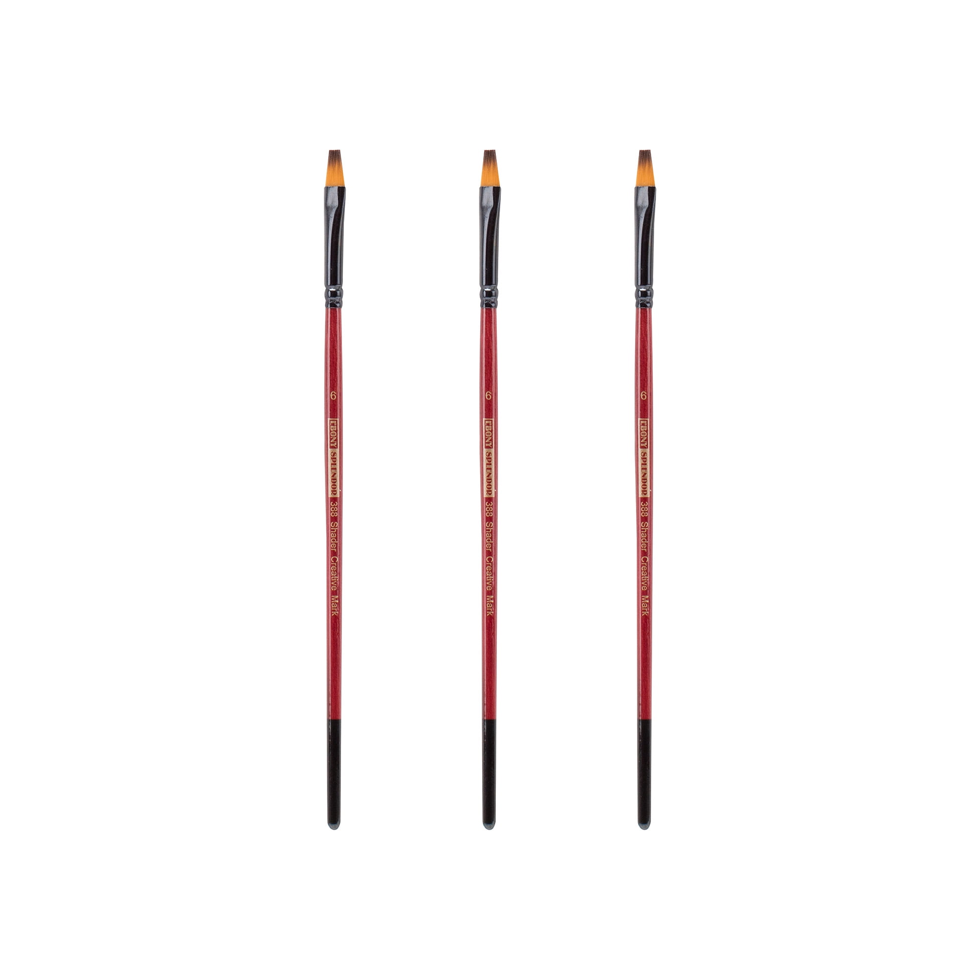 Creative Mark Ebony Splendor Short-Handled Synthetic Sable Paint Brush ...