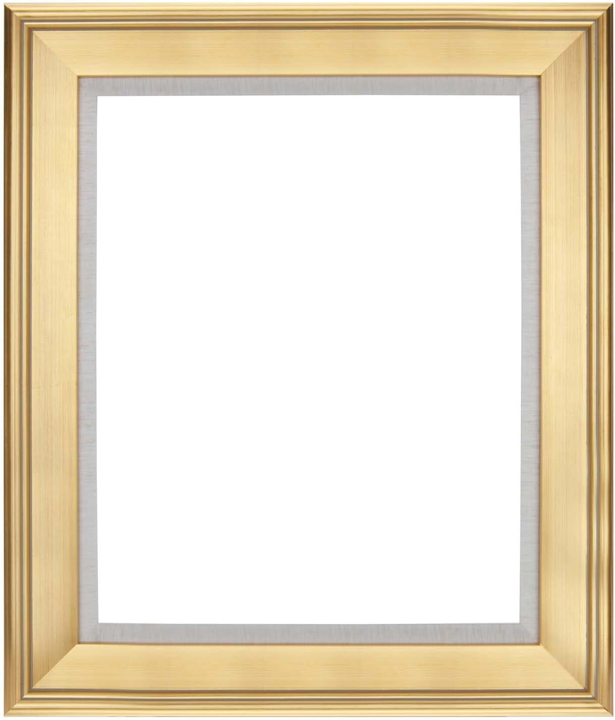 Creative Mark Elegant Plein Aire Gold Frame with Linen Liner | 16x20 ...