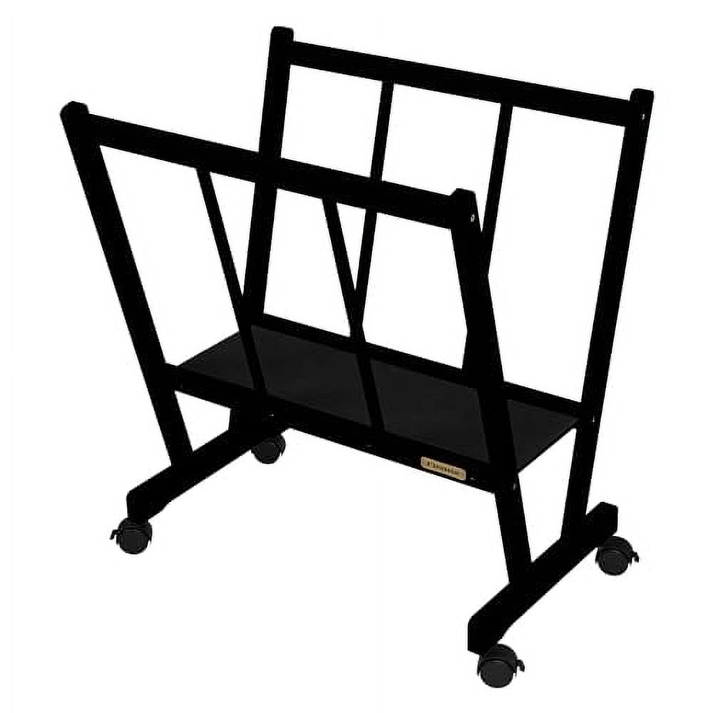 Creative Mark Firenze Wood Large Print Rack with Castors - Perfect for ...