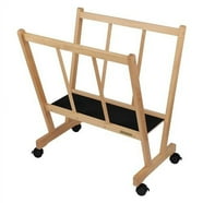MEEDEN Wood Large Print Rack, Artist Storage Rack with Castors, Art ...