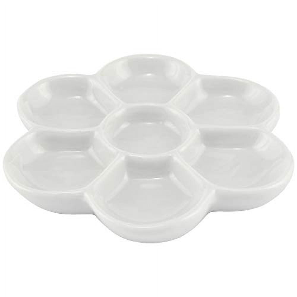 Creative Mark Glazed Flower Palette Porcelain Paint Palette Tray for ...